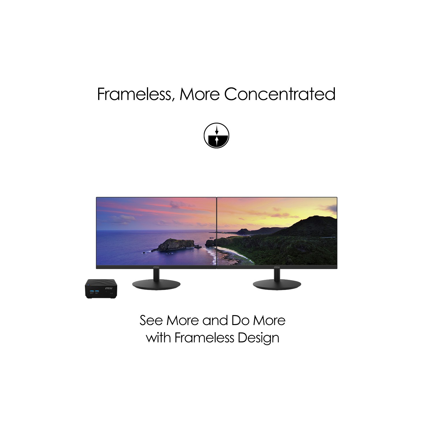 MSI PRO MP242 23.8" FHD IPS Monitor - Laptops Direct